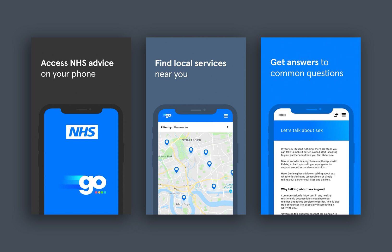 NHSGo - Shape History